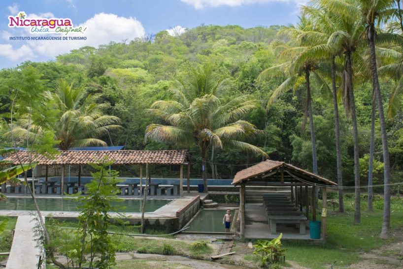 Delia Hot Springs among leafy trees and loving people